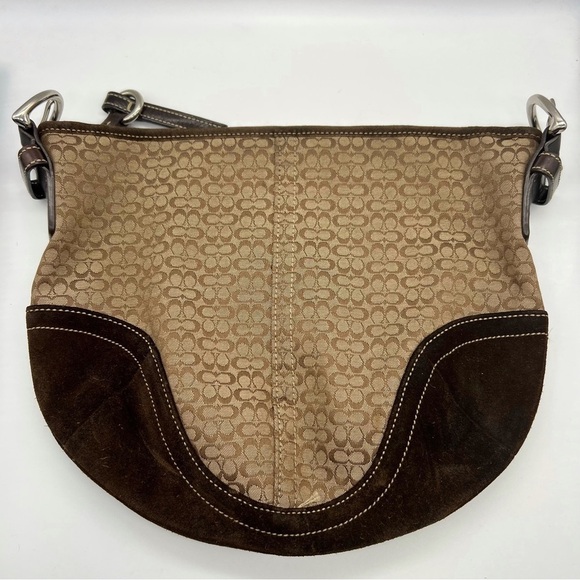 Coach | Bags | Coach Tan And Brown Shoulder Bag | Poshmark